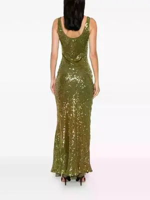 Galvan Sequined Maxi Gown