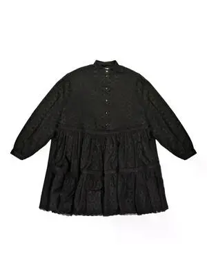 Valentino Garavani Cotton Dress With Tiered Design
