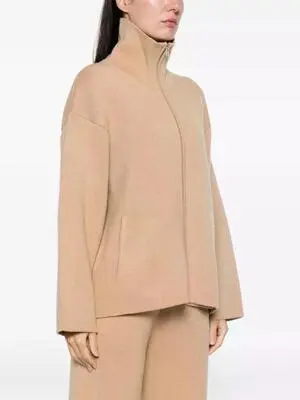 Soft Goat Zip Cardigan