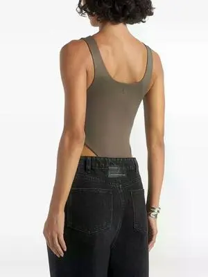 Manière De Voir Deep V-neck Sculpting Bodysuit
