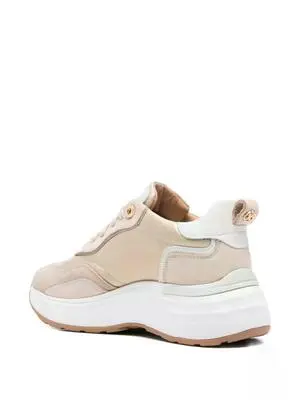 JANET & JANET 50mm Platform Logo-detail Sneakers - Neutrals