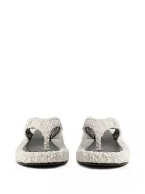 Manière De Voir Rosalie Buckle Plaque Flatform Sandals