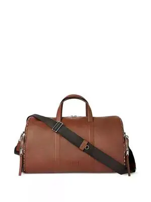 Paul Smith Zip-detail Leather Holdall - Brown