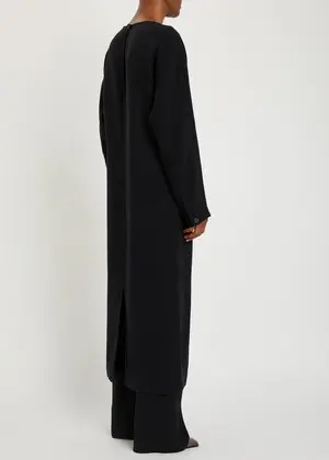 Studio Nicholson Wool-blend Midi Dress - Black