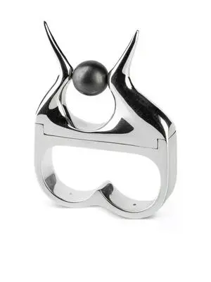 PARTS OF FOUR Sterling Double Plate Ring - Silver