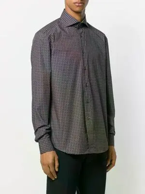 DELL'OGLIO Geometric Patterned Shirt