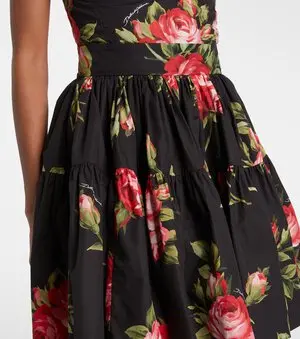 Dolce & Gabbana Floral Cotton Mini Skirt