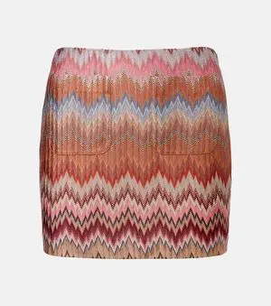 Missoni Zigzag Lame Miniskirt