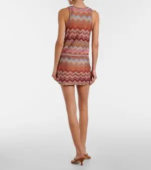 Missoni Zigzag Lame Miniskirt