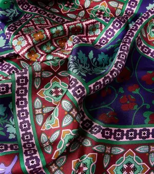 La DoubleJ Printed Silk Twill Scarf