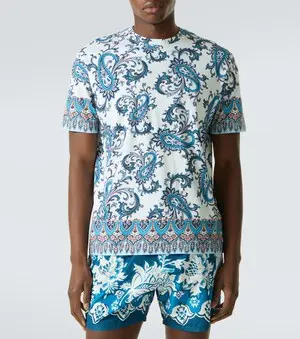 Etro Paisley Cotton T-shirt