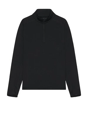 Beyond Yoga Warm Up Quarter Zip Pullover - Black
