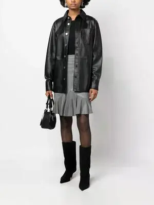Dior 1990s Ruffled Hem Mini Skirt