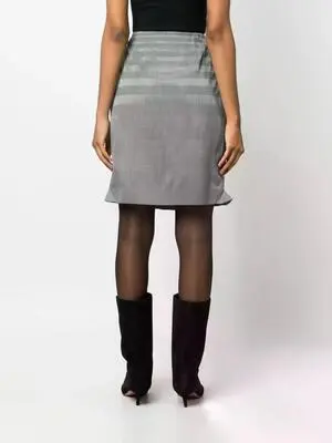 Dior 1990s Ruffled Hem Mini Skirt