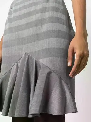 Dior 1990s Ruffled Hem Mini Skirt