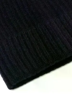 Sunspel Ribbed-knit Beanie - Blue