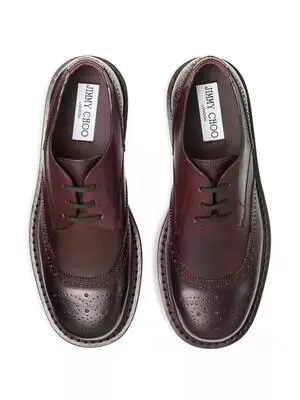 JIMMY CHOO Rowan Brogue Derby Shoes