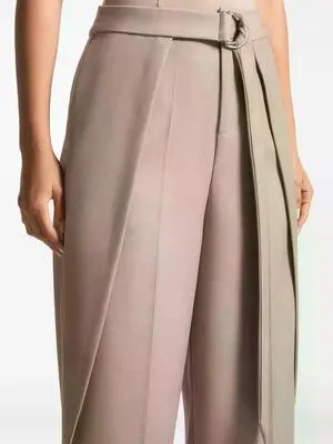 Manière De Voir D-ring Belt Tailored Trousers