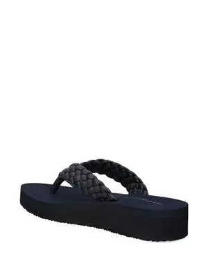 Tommy Hilfiger Braided Platform Flip-flops
