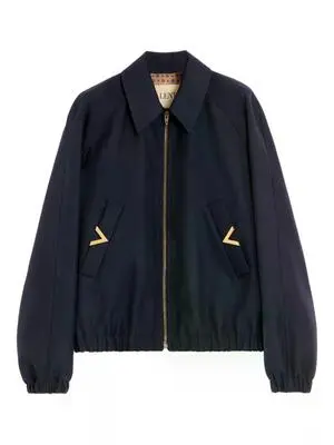 Valentino Garavani Vgold Pocket Bomber Jacket - Blue