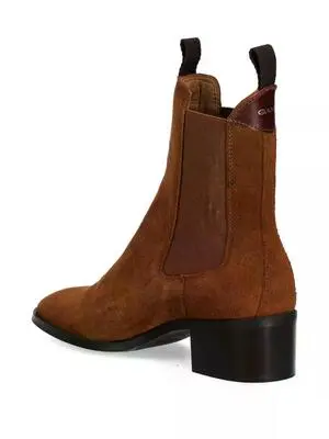 Gant 45mm Pointed-toe Heeled Boots - Brown