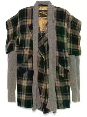 VIVIENNE WESTWOOD Tartan Check Jacket - Green