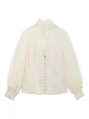 Zimmermann Rebellion Blouse - Neutrals
