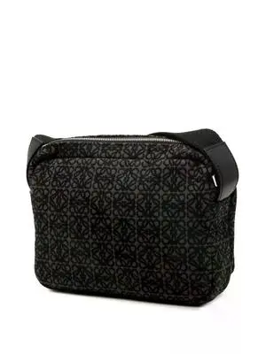 Loewe Anagram Canvas Military Messenger Bag
