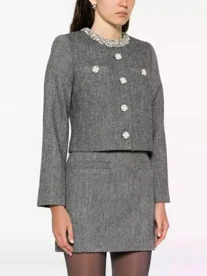 SELF-PORTRAIT Cropped Jacket