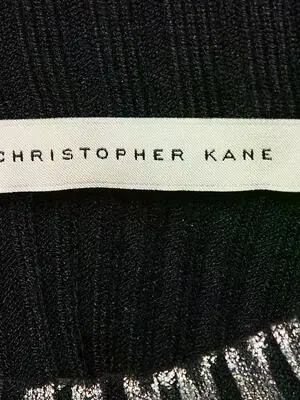CHRISTOPHER KANE Ribbed Knit Midi Dress