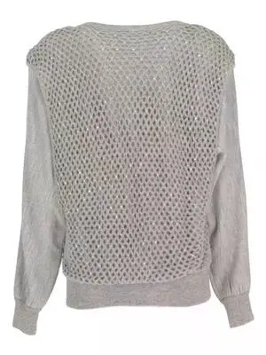 Valentino Garavani 1980s Knitted Panel Sweater