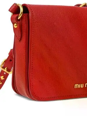 Miu Miu Studded Crossbody Bag - Red