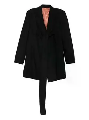 JEAN PAUL GAULTIER 1990s Belted Blazer - Black