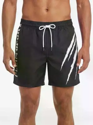 PLEIN SPORT Swim Shorts - Black
