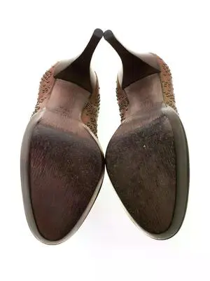 Burberry Studded Leather Pumps