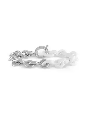 Calvin Klein Choppy Stainless Steel Bracelet - Silver
