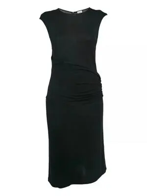 ARMANI Draped Midi Dress