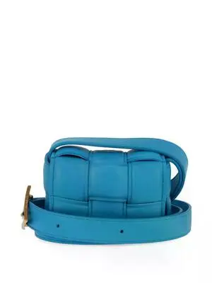 Bottega Veneta Cassette Shoulder Bag - Blue