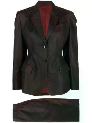 JEAN PAUL GAULTIER Jacquard Skirt Suit