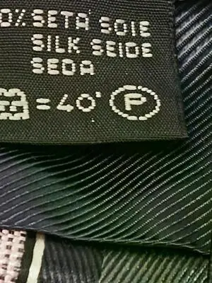 Ermenegildo Zegna Striped Silk Tie - Grey