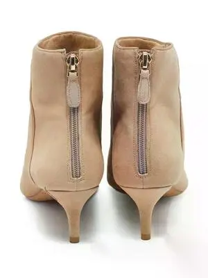 ISABEL MARANT VINTAGE Leather Ankle Boots - Neutrals