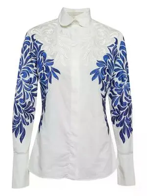 Stella McCartney Embroidered Cotton Shirt - White