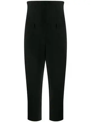 Comme Des Garçons 1989 High-rise Cropped Trousers