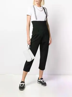 Comme Des Garçons 1989 High-rise Cropped Trousers