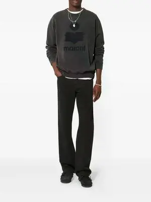 MARANT Mikoy Logo-print Sweatshirt - Grey