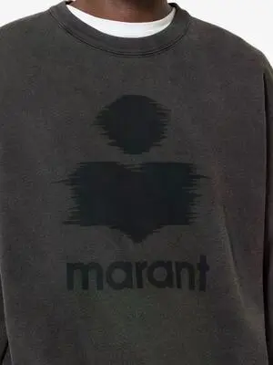 MARANT Mikoy Logo-print Sweatshirt - Grey