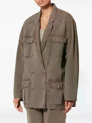 MARANT ETOILE Double-breasted Blazer - Brown