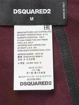 Dsquared2 Square-neck Mini Dress