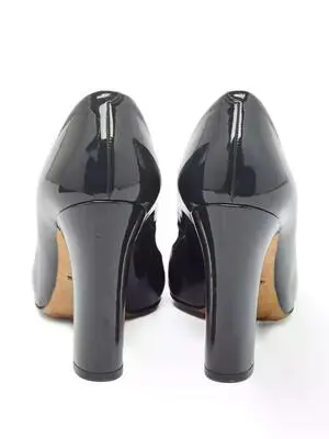 Dolce & Gabbana 105mm Patent Leather Pumps - Grey