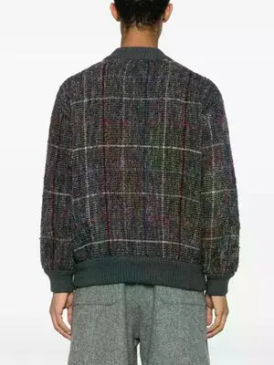 Missoni 1980s Checkered Wool Cardigan